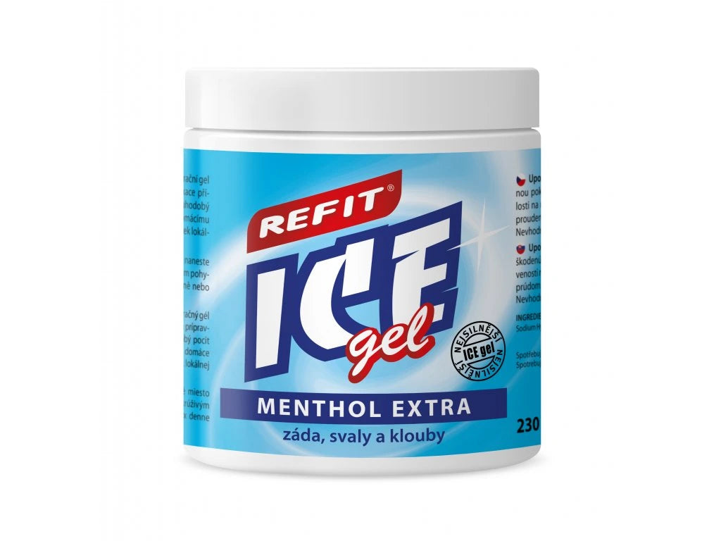 REFIT ICE GEL Menthol Extra – Masážny chladivý gél s mentolom